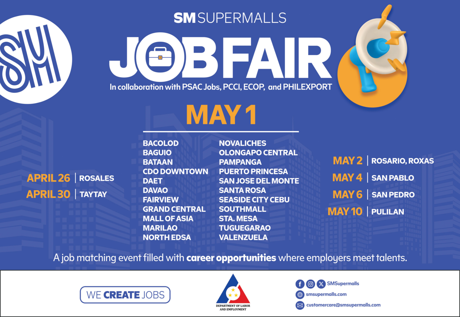 Nationwide SM Supermalls job fair offers on-the-spot hiring. - SM ...